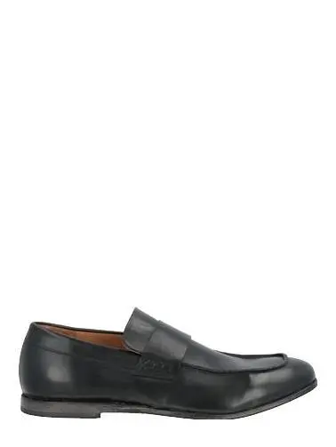 Moma Tan Calfskin Loafers - Black