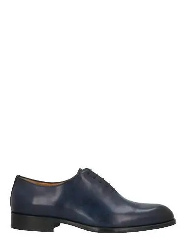 Sutor Mantellassi Leather Oxford Shoes - Navy