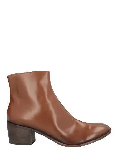 Moma Ankle Boots In Calfskin - Brown