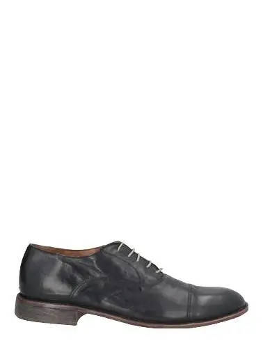 Moma Lace-up Leather Oxford Shoes - Blue