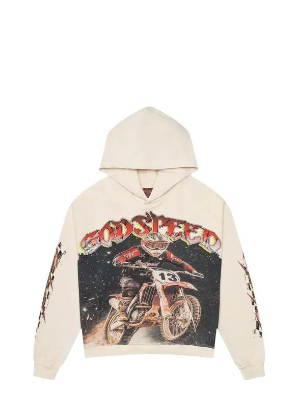 GODSPEED Motocross Hoodie - Bone