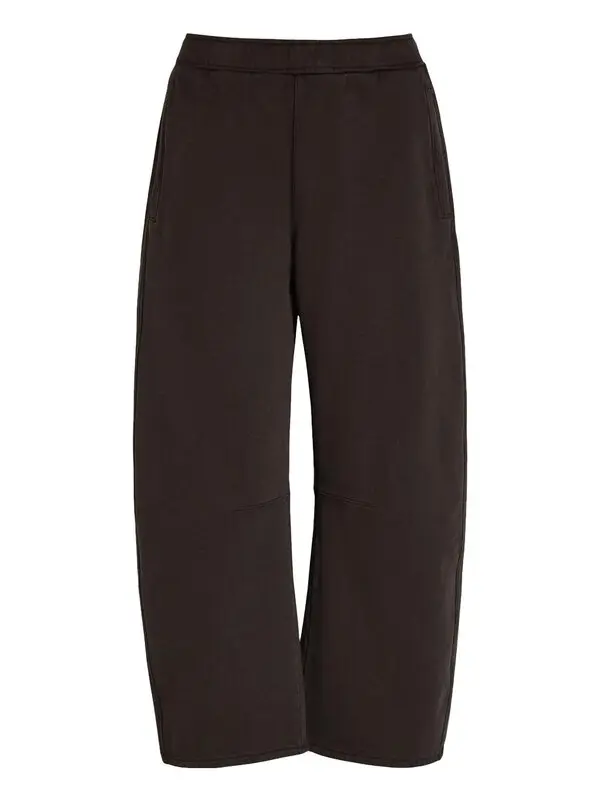Citizens Of Humanity Miro Barrel-leg Cotton Sweatpants - Dark Brown