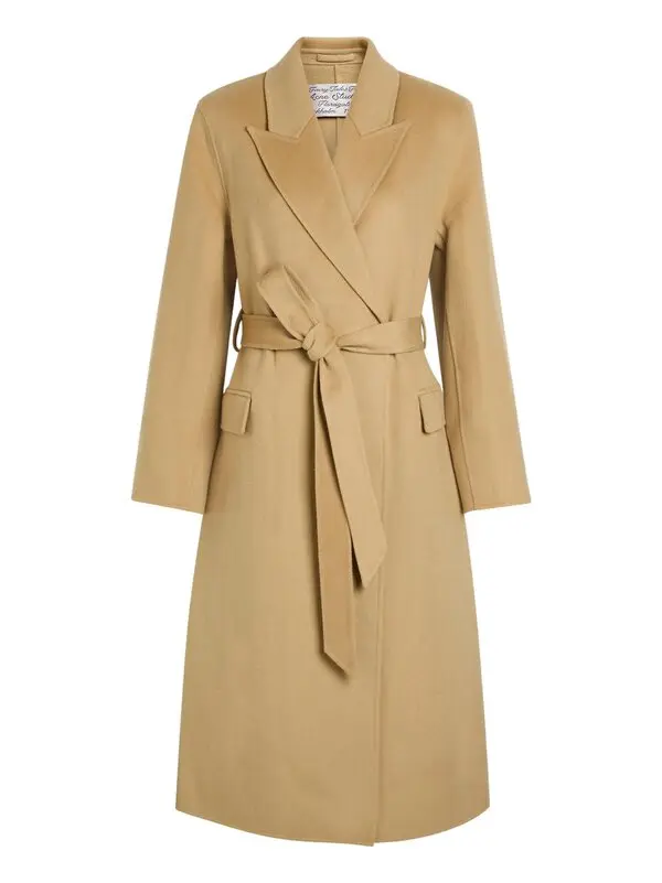 Acne Studios Double-breasted Wool-blend Trench Coat - Beige