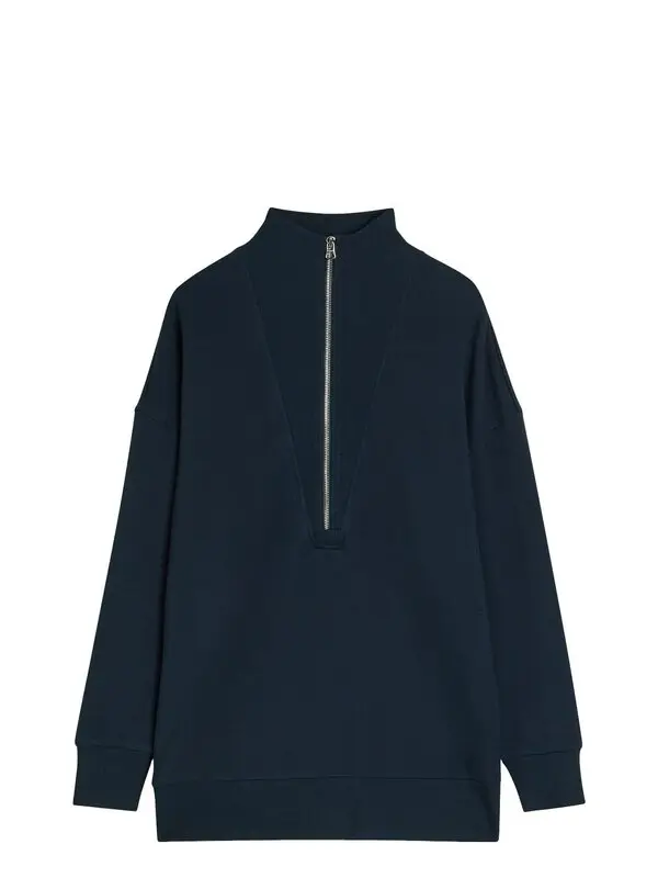 Varley Masie Half-zip Sweatshirt - Navy