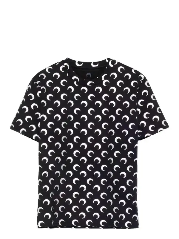 MARINE SERRE Moon-print Top - Black