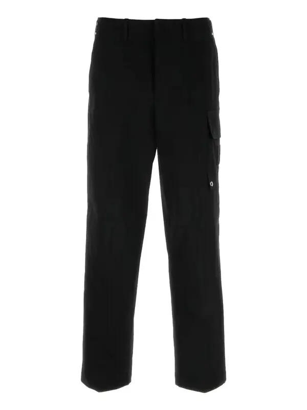 Fendi Belt-loop Cargo Pants - Black