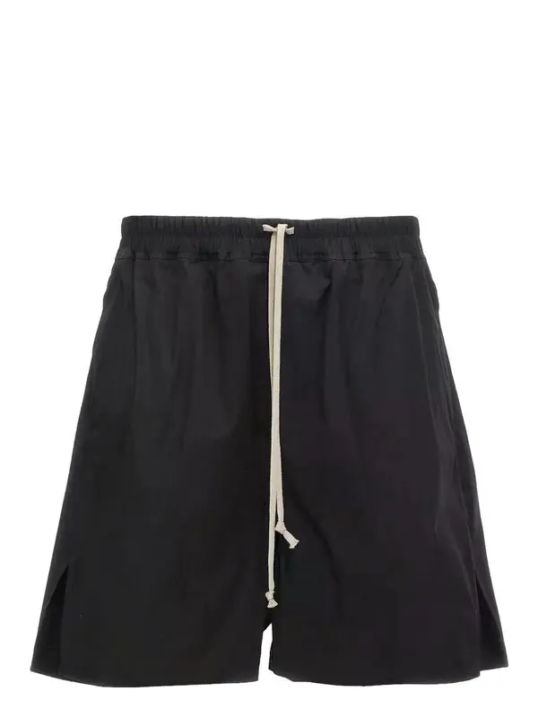 Rick Owens Drawstring Split Shorts - Black