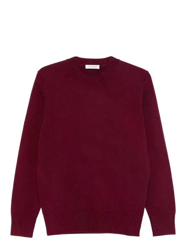 KANGRA Ribbed-trims Sweater - Purple