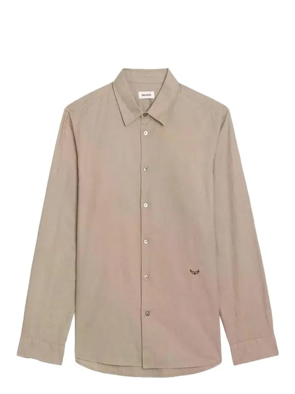 Zadig&Voltaire Sid Button Shirt - Neutrals
