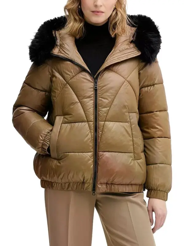 Geox Backsie Padded Jacket - Brown