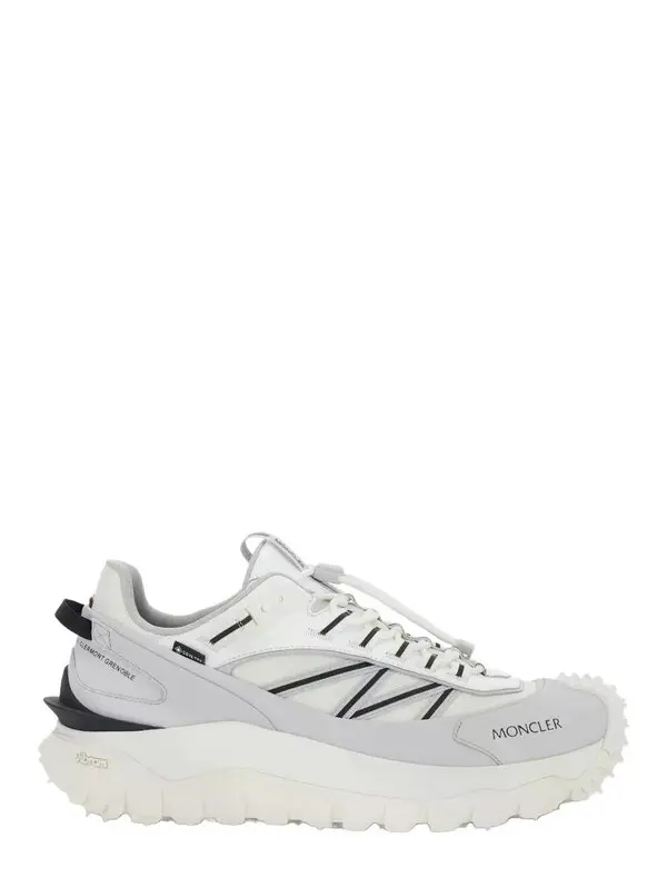 Moncler Trailgrip Gtx Leather Sneakers - White