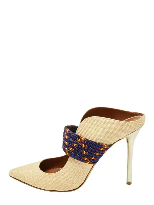 MALONE SOULIERS Raffia Cord Pumps - Neutrals