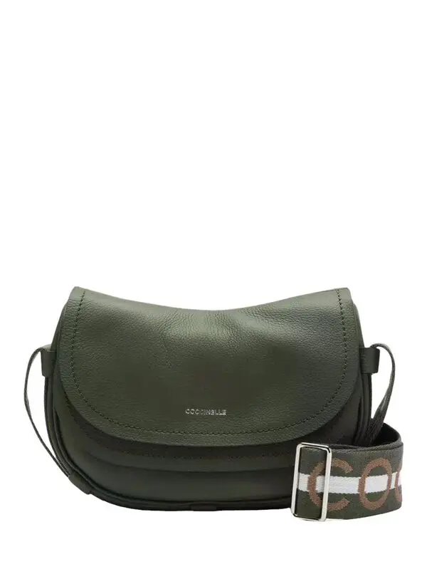 COCCINELLE Raquel Logo-strap Shoulder Bag - Green