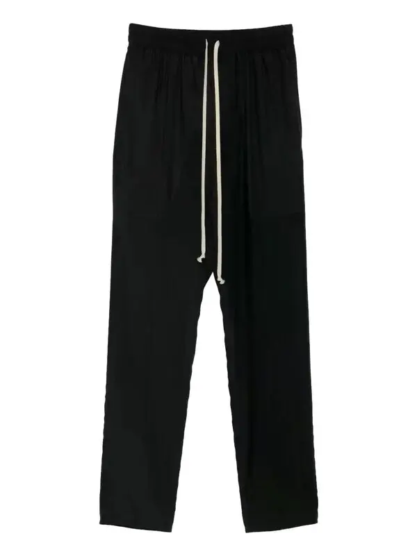 Rick Owens Drawstring Slim Trousers - Black