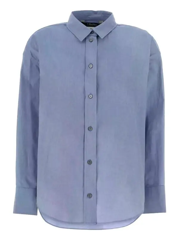 Max Mara Long-sleeve Shirt - Blue