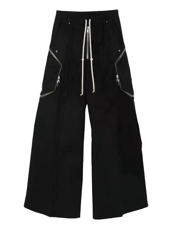 Rick Owens Flared Heizer Trousers - Black