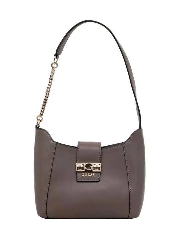 Guess Logo-lettering Shoulder Bag - Brown