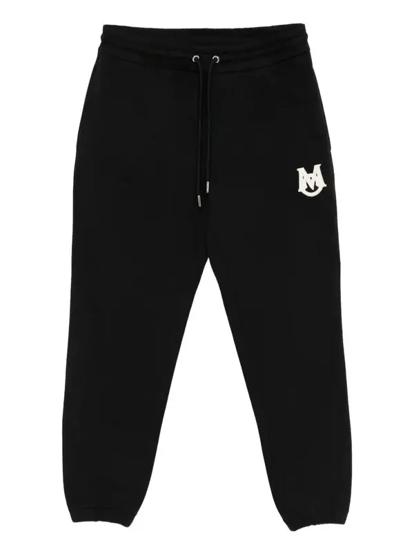 Moncler Logo Fleece Trousers - Black