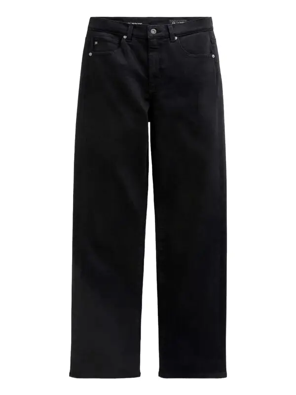 Ag Brinley Straight-leg Jeans - Black