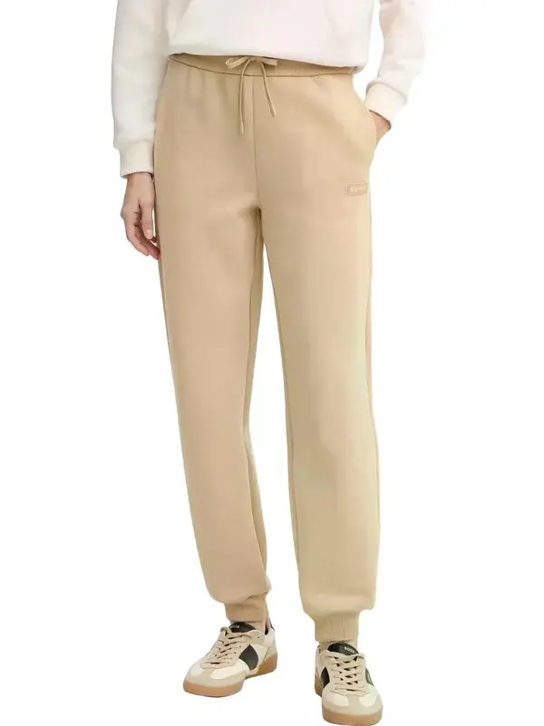 Armani Exchange Logo-patch Trousers - Neutrals