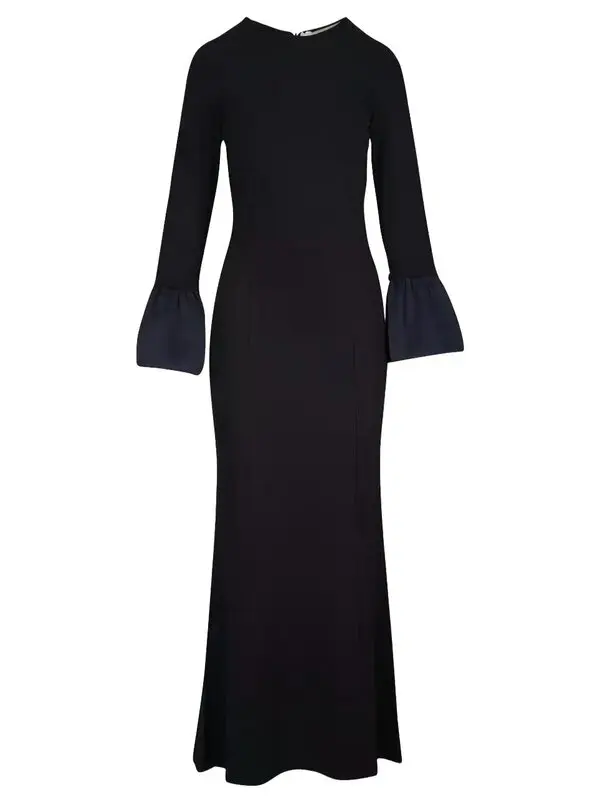 Dorothee Schumacher Bell-sleeve Maxi Dress - Black