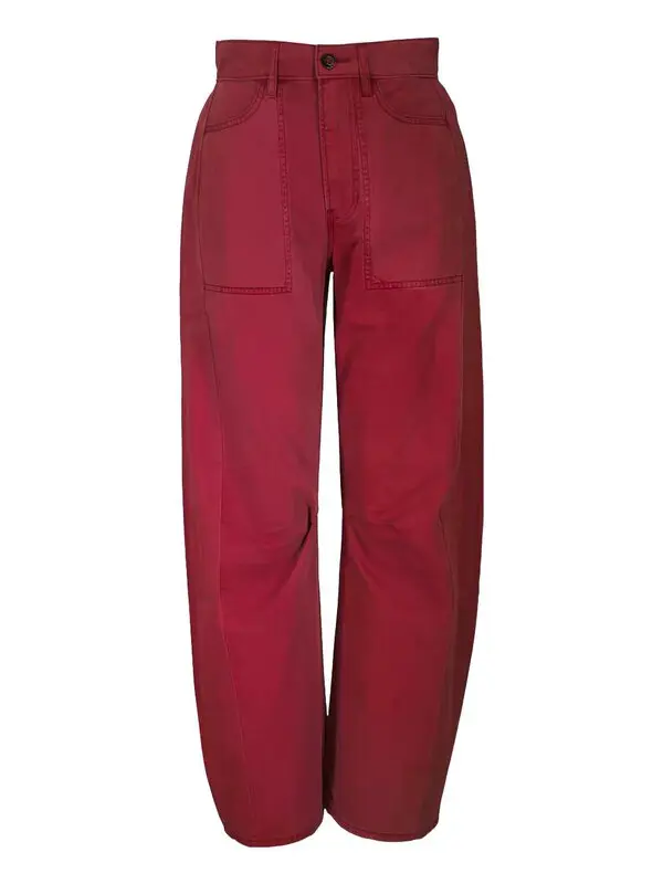 Veronica Beard Patch-pocket Jeans - Red
