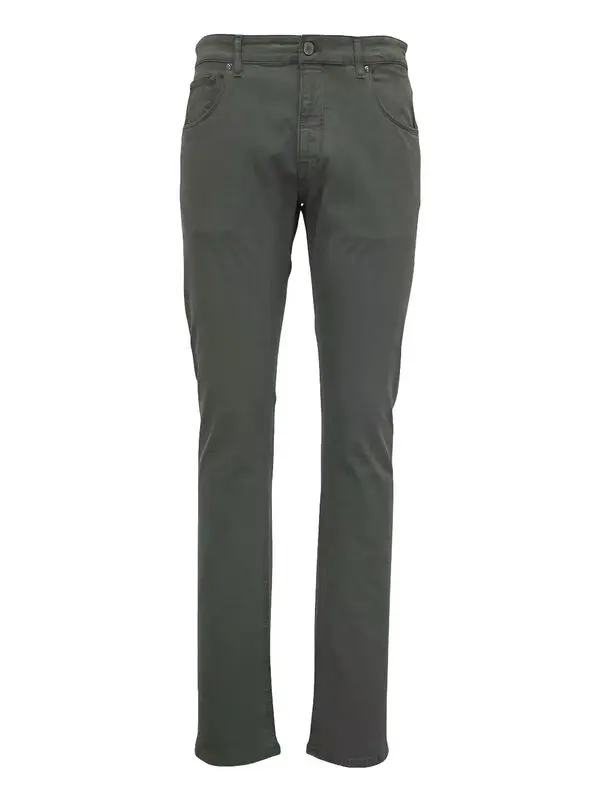 PT TORINO Five-pocket Trousers - Green