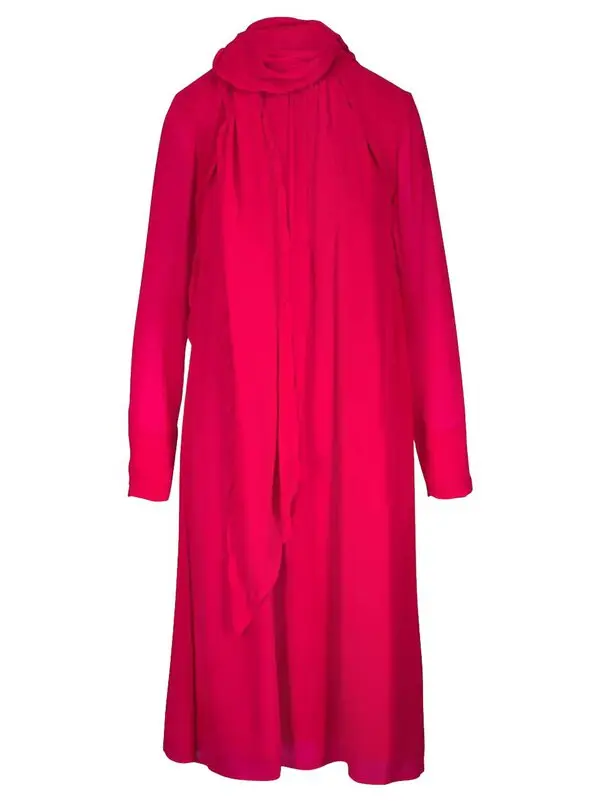 Dorothee Schumacher Draped Midi Dress - Red