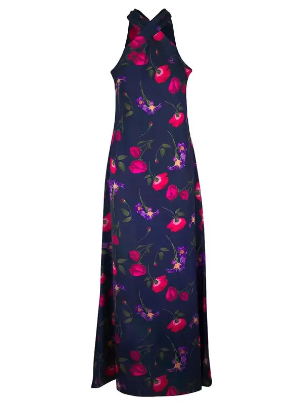 Sachin & Babi Laurant Floral-print Maxi Dress - Blue