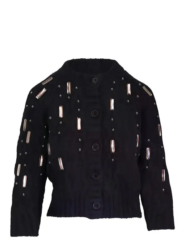 Dorothee Schumacher Embellished Cardigan - Black