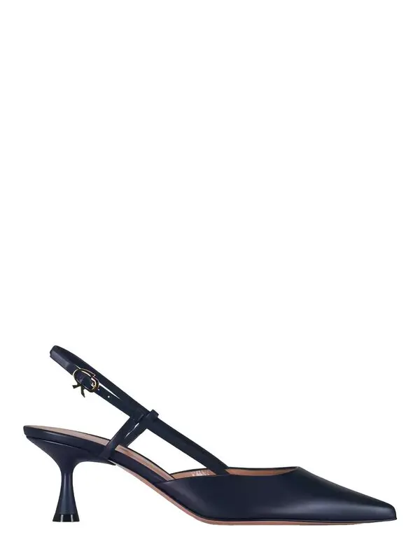 GIANVITO ROSSI Ascent Pointed Sling Sandals - Blue