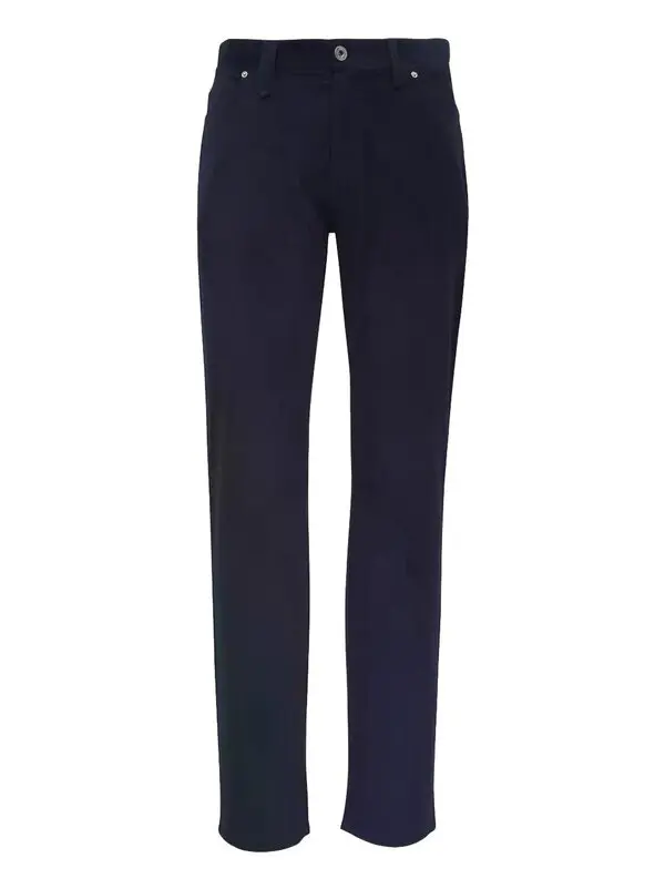 Brioni Logo-patch Trousers - Blue