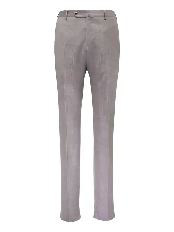 PT TORINO 110s Button-fastening Trousers - Grey