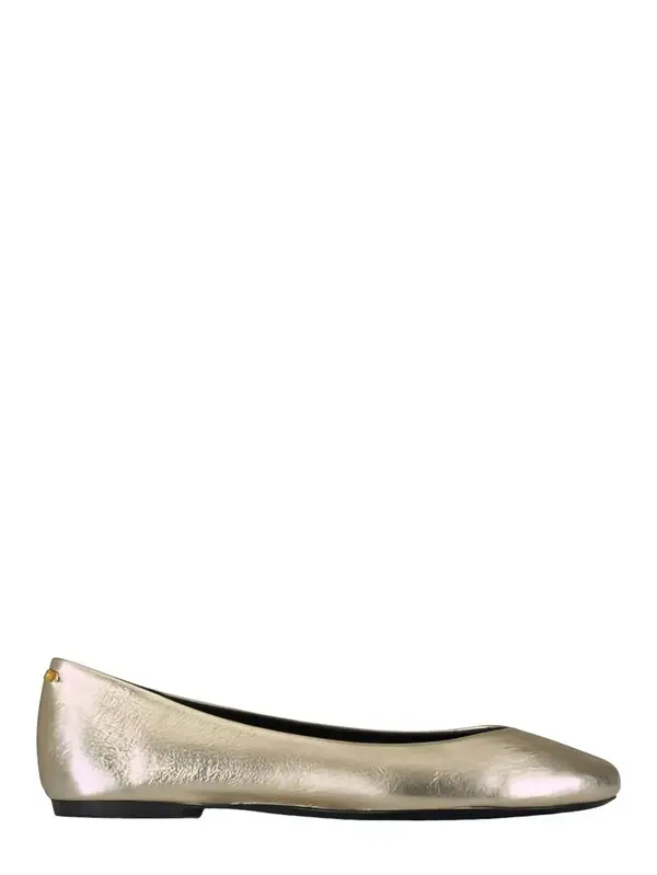 LANVIN Leather Ballet Flats - Gold