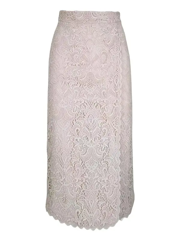 Etro Lace Midi Skirt - Pink