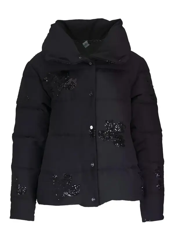 Herno Sequin-embellished Padded Jacket - Black