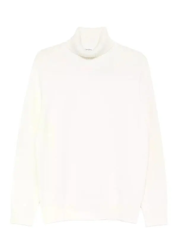 KANGRA Roll-neck Jumper - White