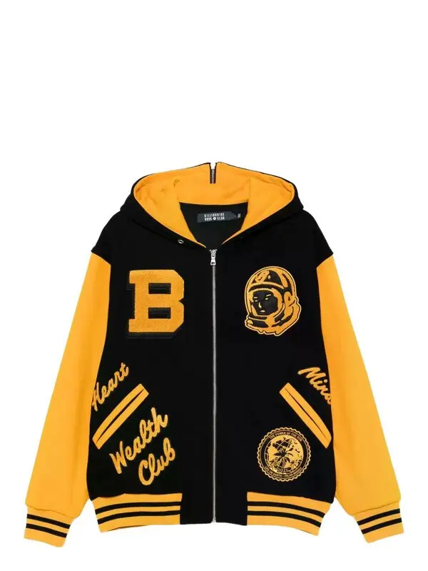 BILLIONAIRE BOYS CLUB Letter-appliqué Bomber Jacket - Black