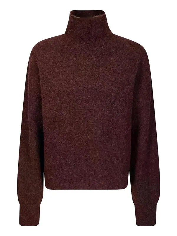 SAMSOE SAMSOE Nola Turtleneck Sweater - Red