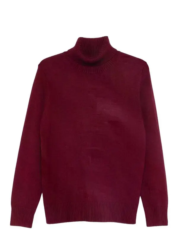 KANGRA Roll-neck Sweater - Purple