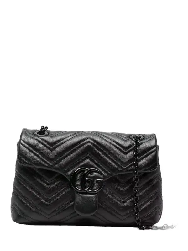 Gucci Gg Marmont Shoulder Bag - Black