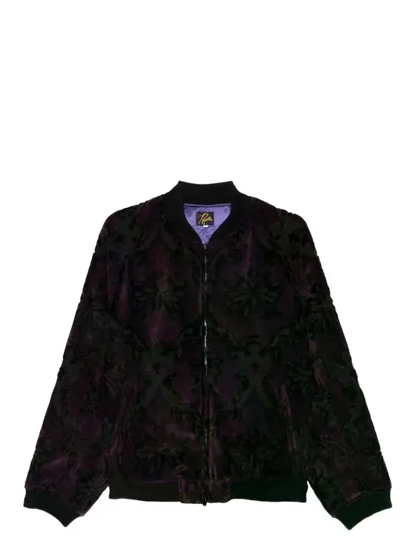Needles Floral Bomber Jacket - Purple