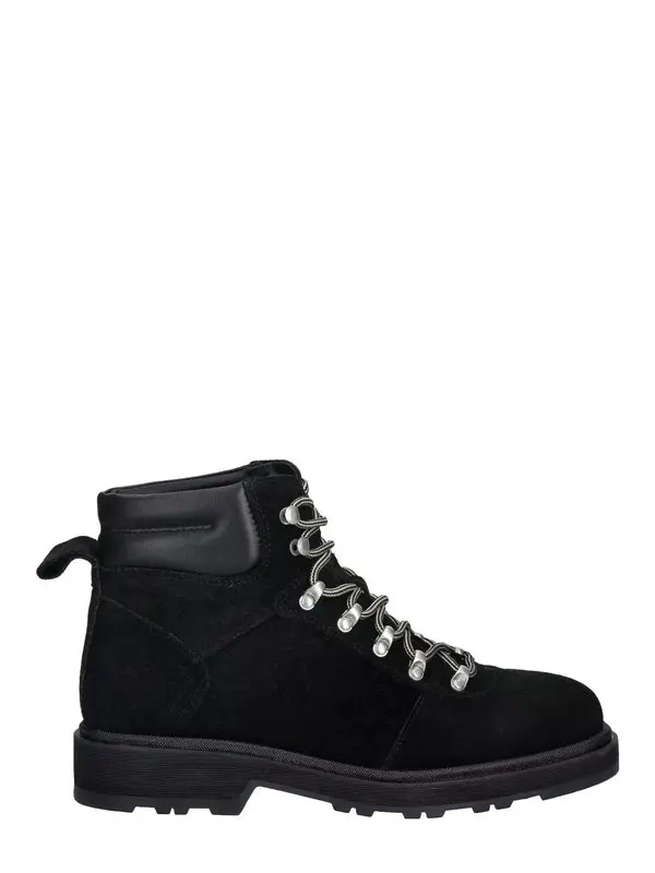 Gant Lace-up Panelled Hiking Boots - Black