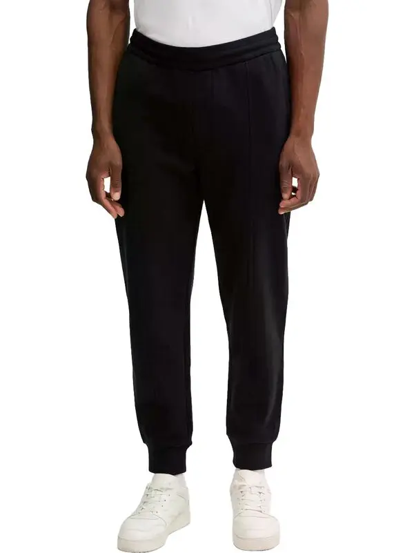 Armani Exchange Logo-plaque Trousers - Black