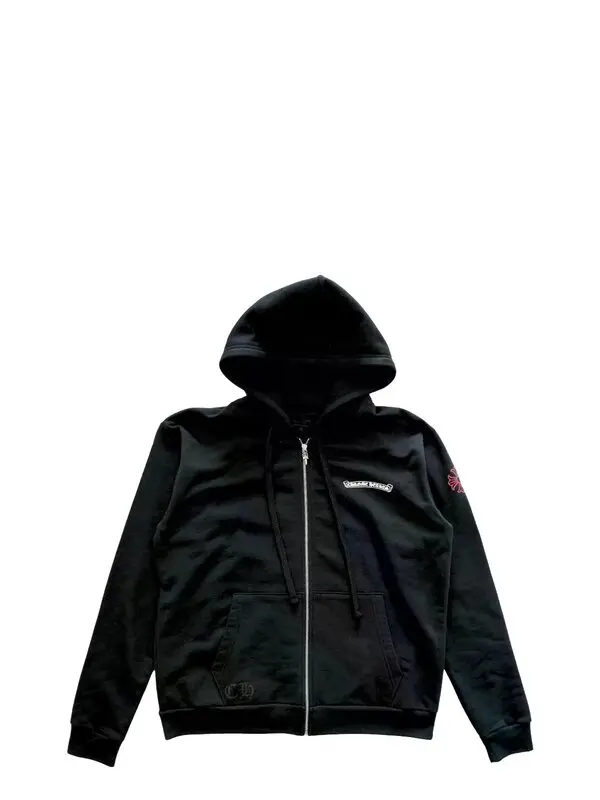 Chrome Hearts Zip Up Hoodie - Black