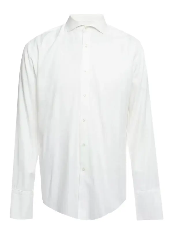 BOSS Slim-fit Cotton Shirt - White