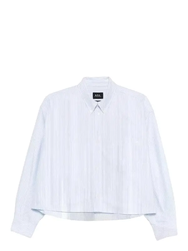 A.p.c. Sophia Striped Shirt - White