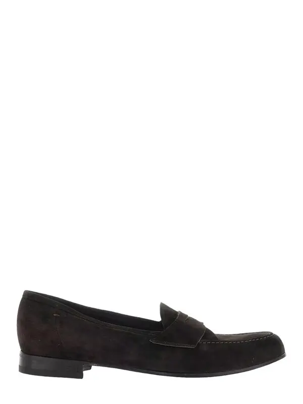 LIDFORT Penny-slot Loafers - Brown