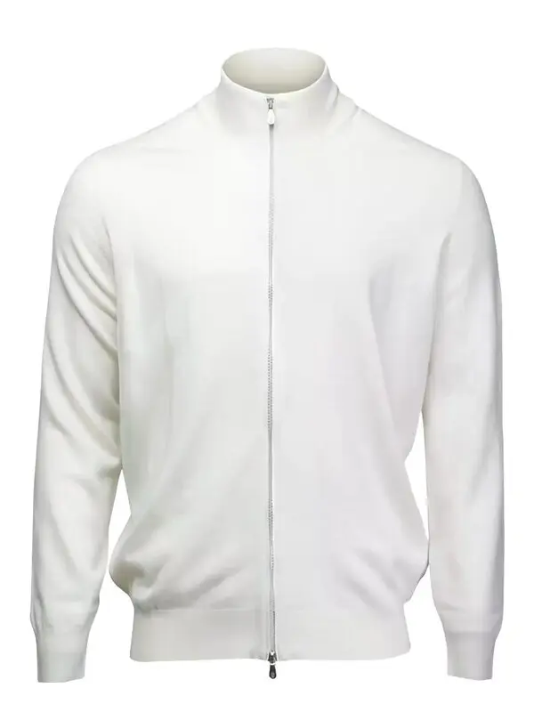 Brunello Cucinelli Full-zip Cardigan - White