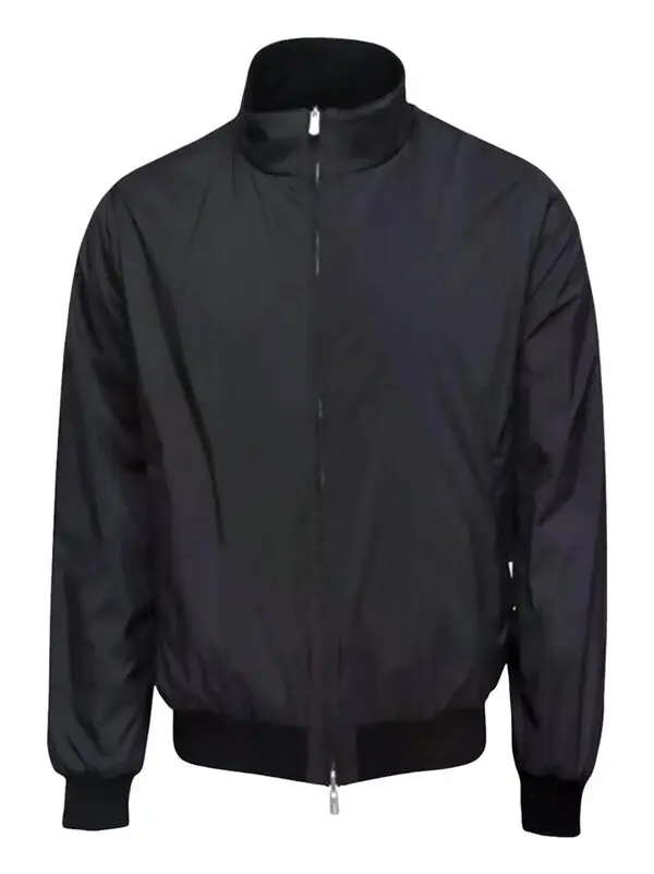 Fedeli Zip-fastening Jacket - Black